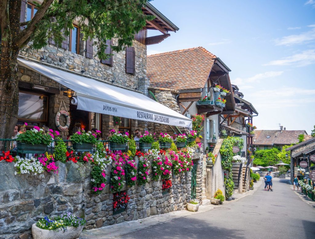 Manger à Yvoire - Destination Léman